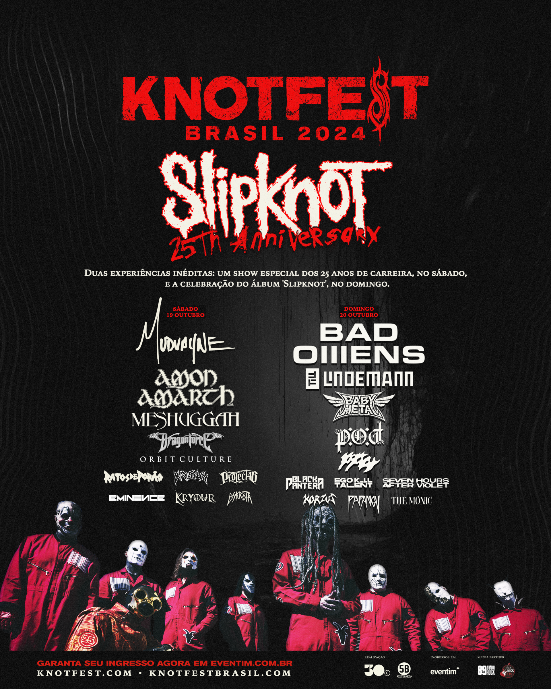 Saiba tudo sobre o Knotfest 2024 e se programe