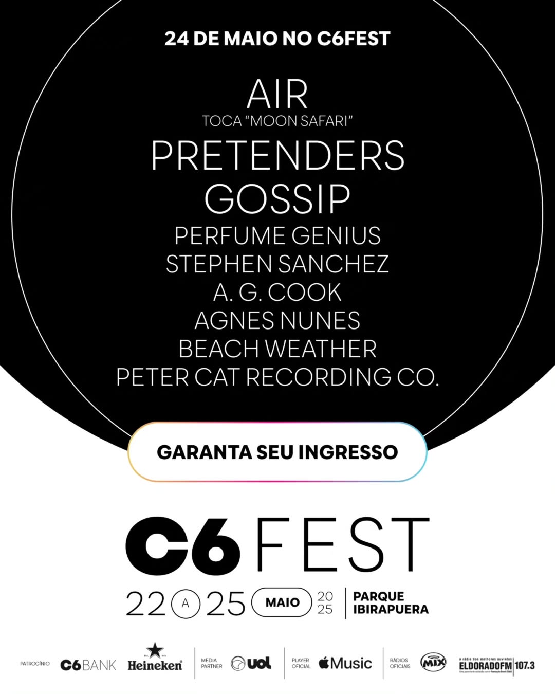 Lista de todos os shows de pop de 2025 (atualizada)